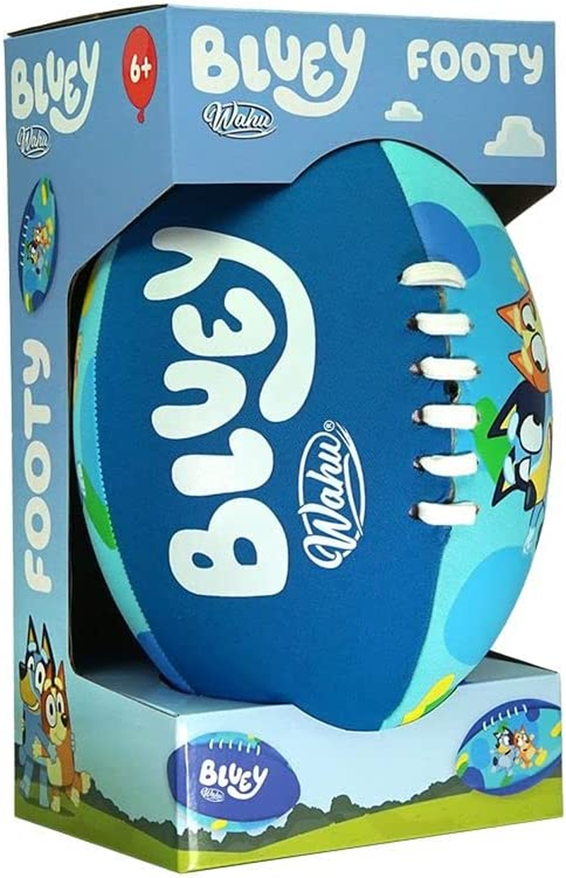 Wahu Bluey Footy Ball | eBay