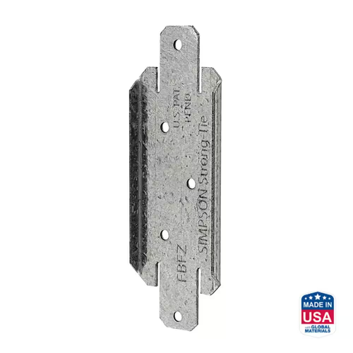 FBFZ ZMAX Galvanized Flat Rail Fence Bracket for 2x4 Nominal Lumber ...