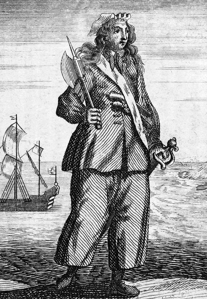 Mary Read, Female Pirate Notecard Set. Vintage 18c b&w book ...