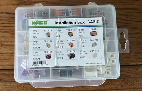 Wago Basic Installer Box - Connectors Wire Cable Connector | eBay UK