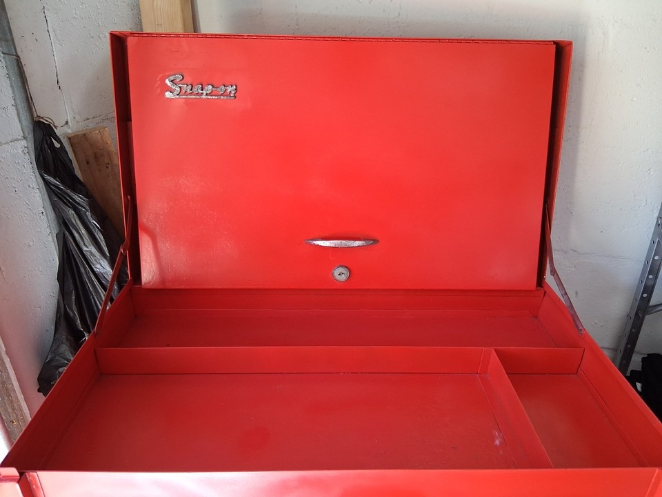Vintage 1962 Snap On 9 Drawer Metal Tool Box | eBay