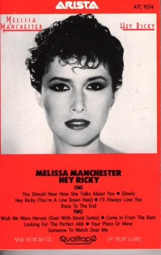 Melissa Manchester Hey Ricky 1982 Cassette Country Folk Rock Western | eBay