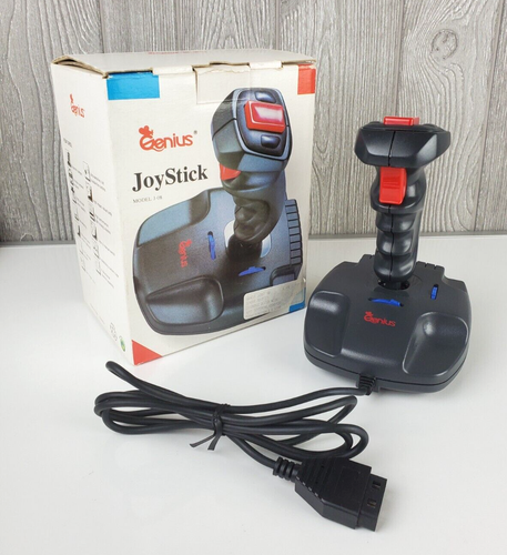 Vintage Genius J-08 Joystick Controller for IBM PC w/ 15-Pin Gameport ...