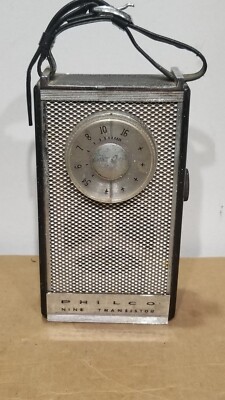 Philco 9 Transistor Radio Model T90 Powerhouse 9 Vintage 1963 Portable ...