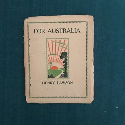 For Australia and Other Poems Henry Lawson 1944 | eBay Australia