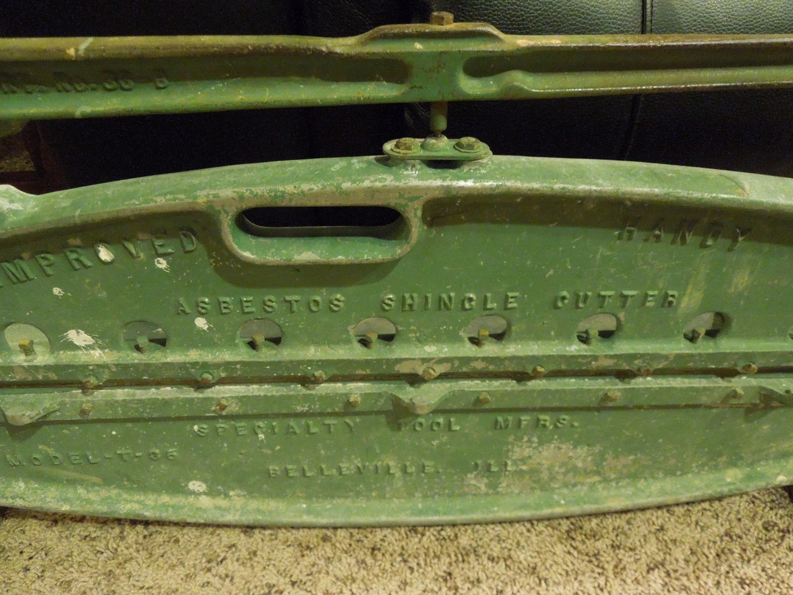 Vintage Large Asbestos Shingle Cutter Specialty Tool MFRS Model T 35 ...