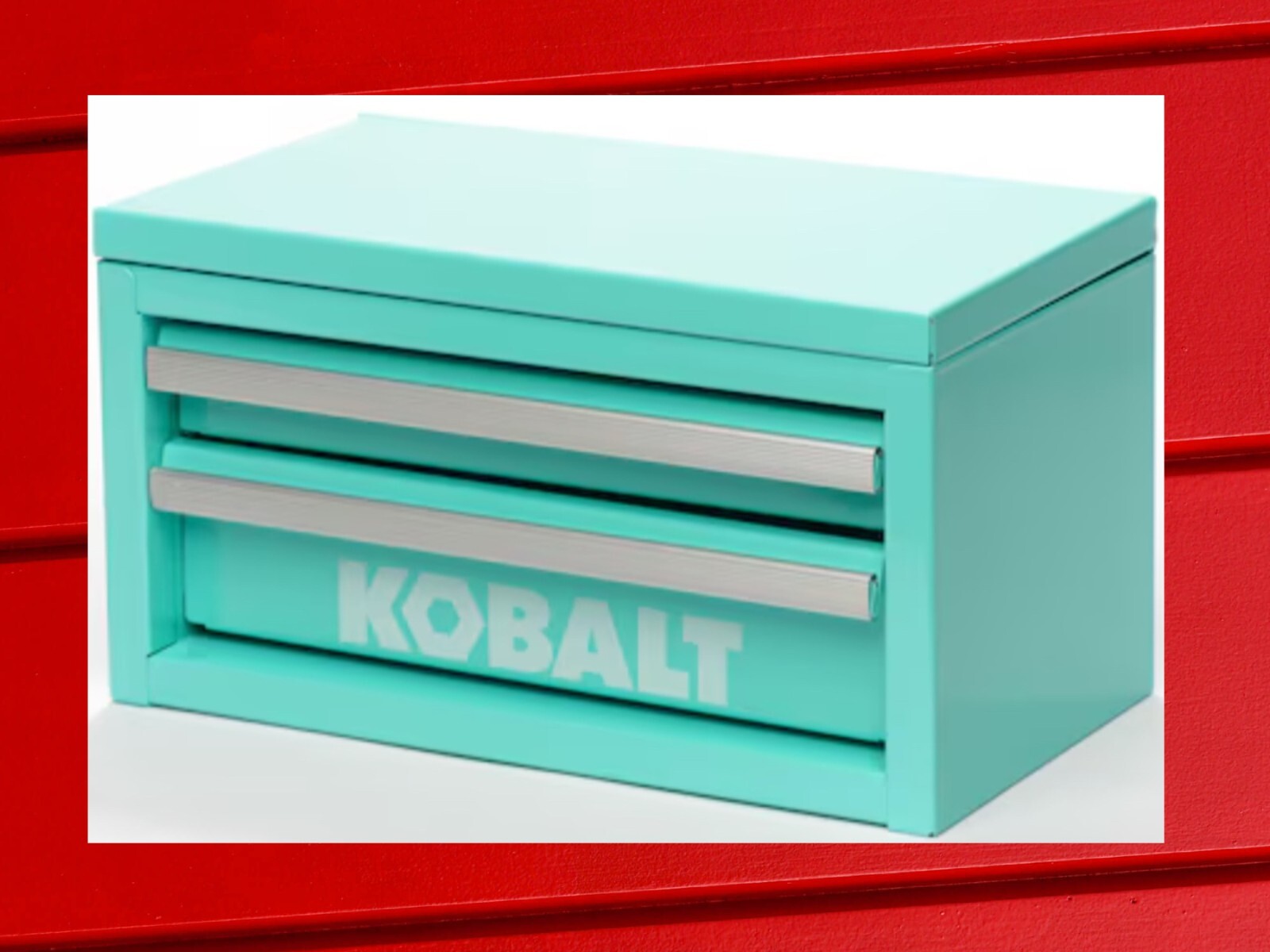 Kobalt Mini Toolbox TEAL Steel *NEW COLOR* Free Ship Crafts Grooming Garage | eBay