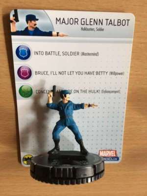 heroclix Incredible Hulk#102 Major Glenn Talbot le | eBay