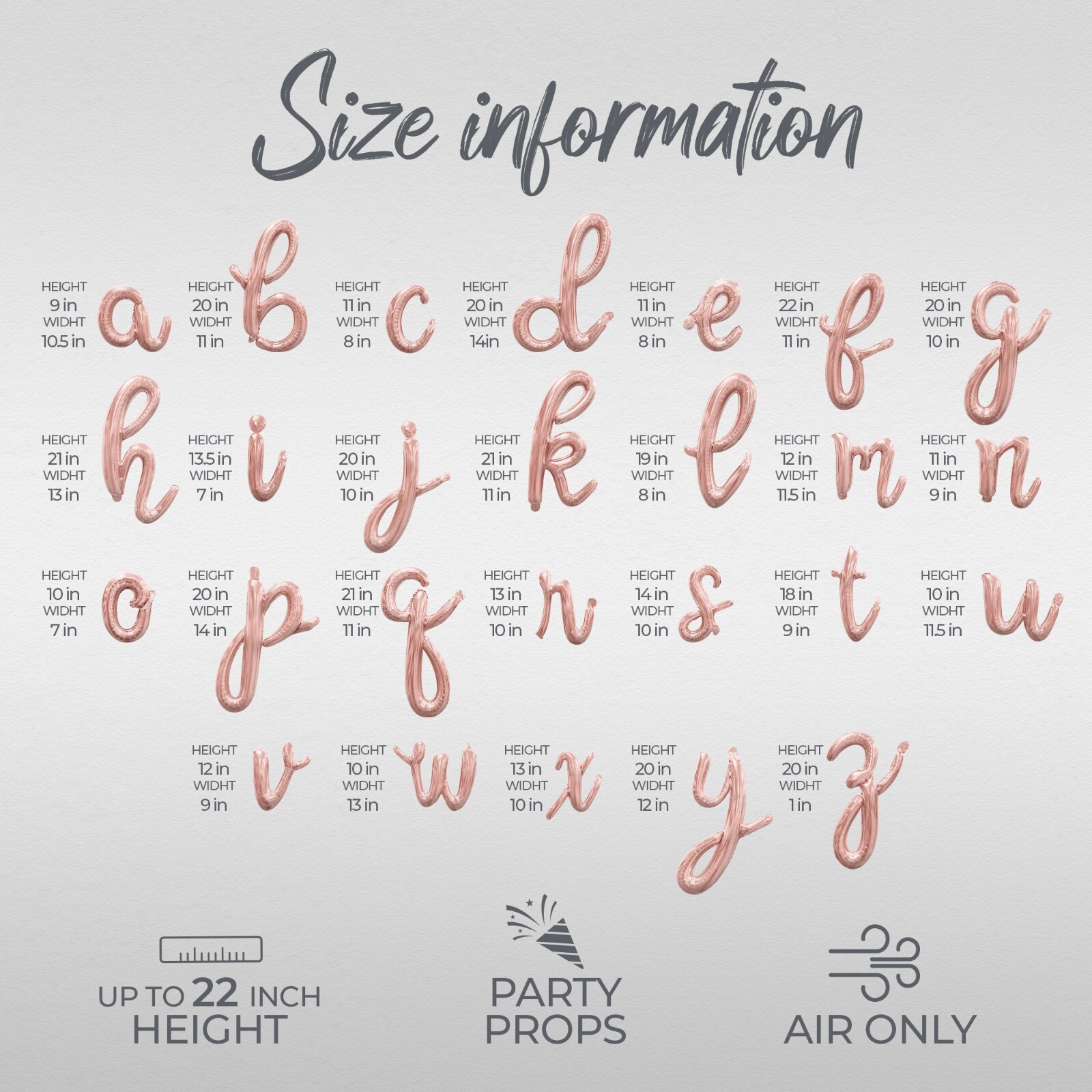 BABY GIRL Cursive Script Letter Balloon Banner - Baby Shower Party ...