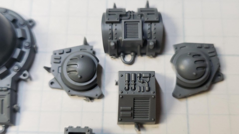 Warhammer 40k Imperial Knights Bits Dominus CASTELLAN Torso Legs ...