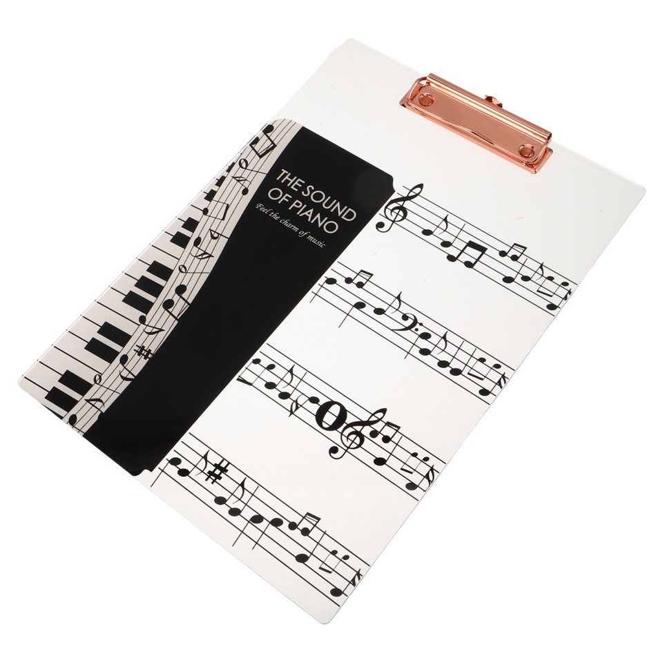 Acrylic Music Binder: Music Score Folder - Piano And Choral Note Page ...