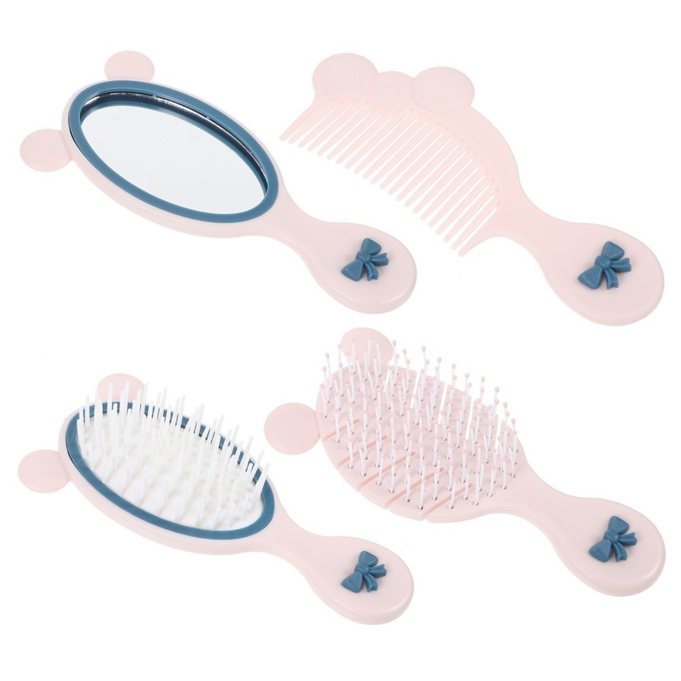 Girls Hair Comb Brush Mirror Set Mini with for Toddler Kids and Combos ...