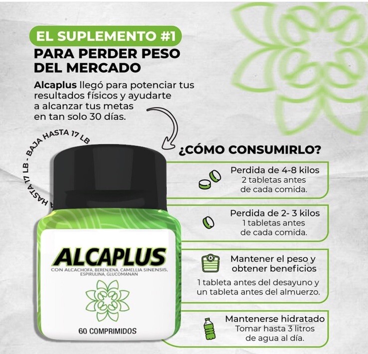 Alcaplus Natural Weight Loss supplement Fat Burner For Men & Women ON ...