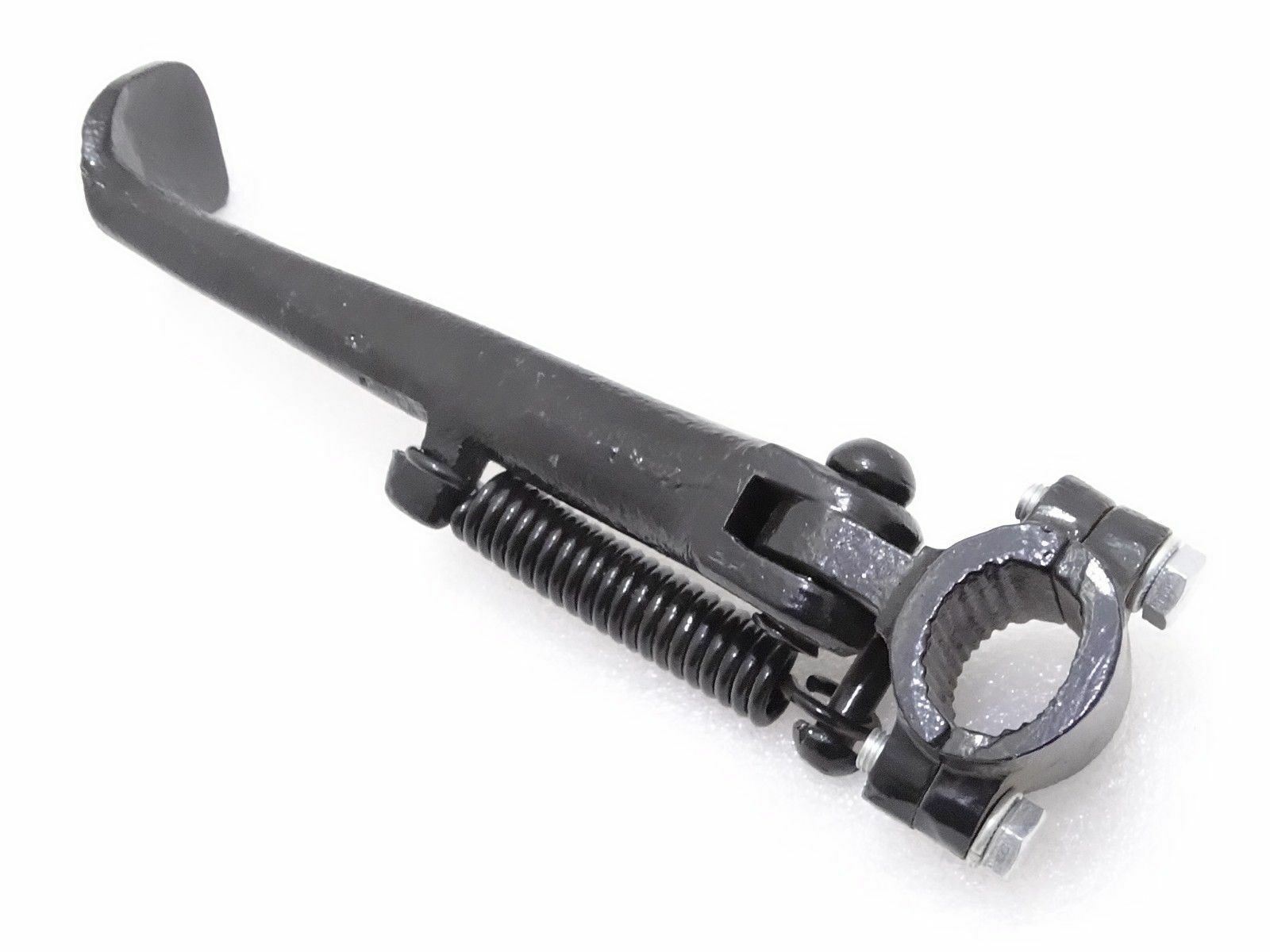 New 1 1/8" Universal Black Side Stand For Bsa Matchless Triumph Norton ...
