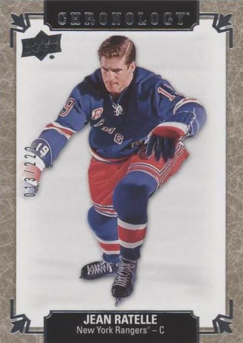 2018-19 Upper Deck Chronology - Jean Ratelle #46 /222 for sale online ...