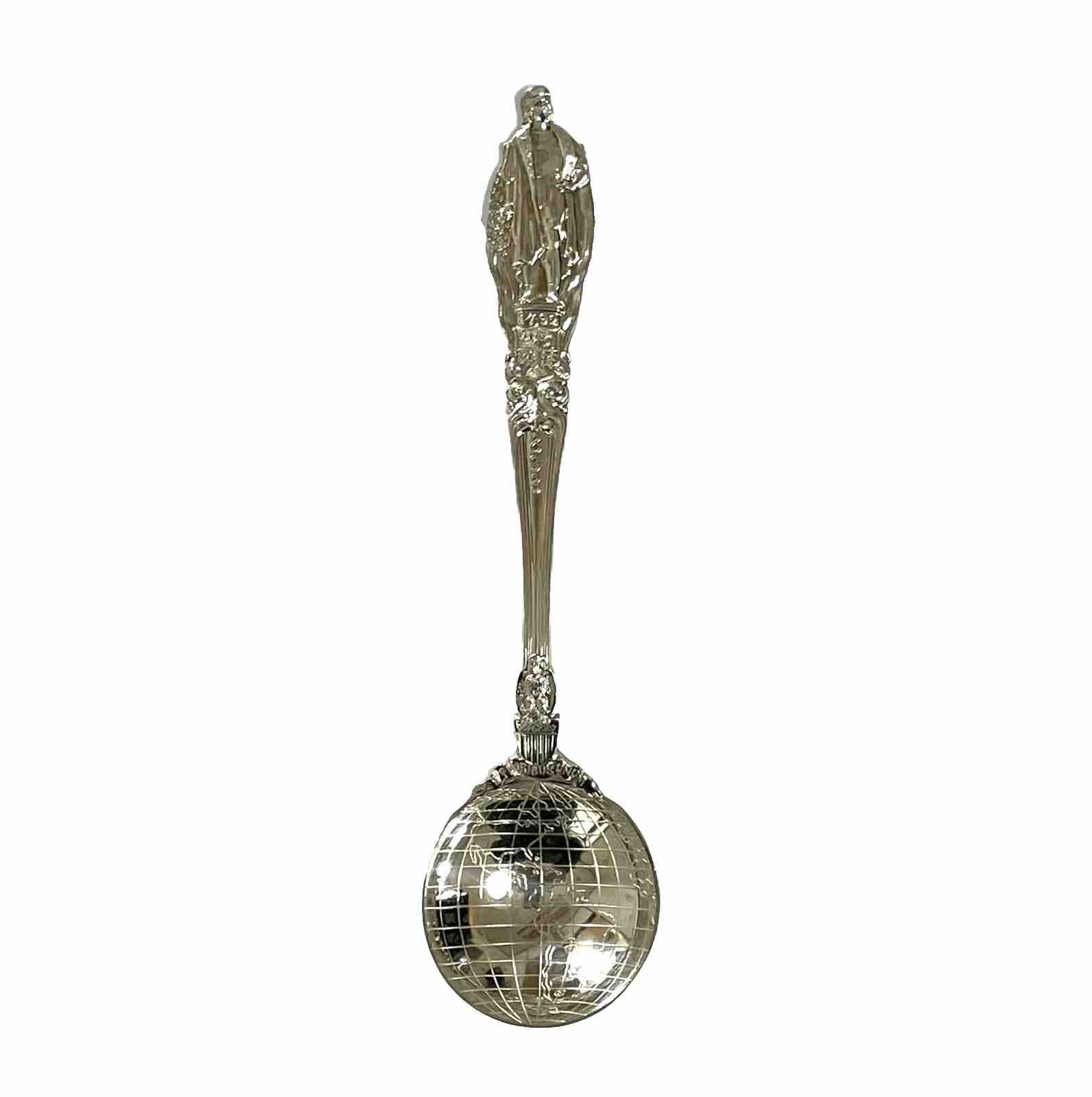 Tiffany &Co Sterling Christopher Columbus Globe Bowl Souvenir Spoon ...