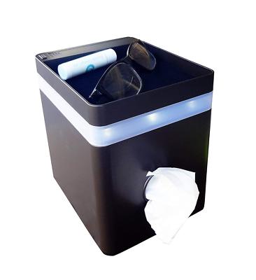 TISSUE BOX HOLDER-LED LIGHTED PERFECT FOR STORING KEYS, JEWELRY OR ...