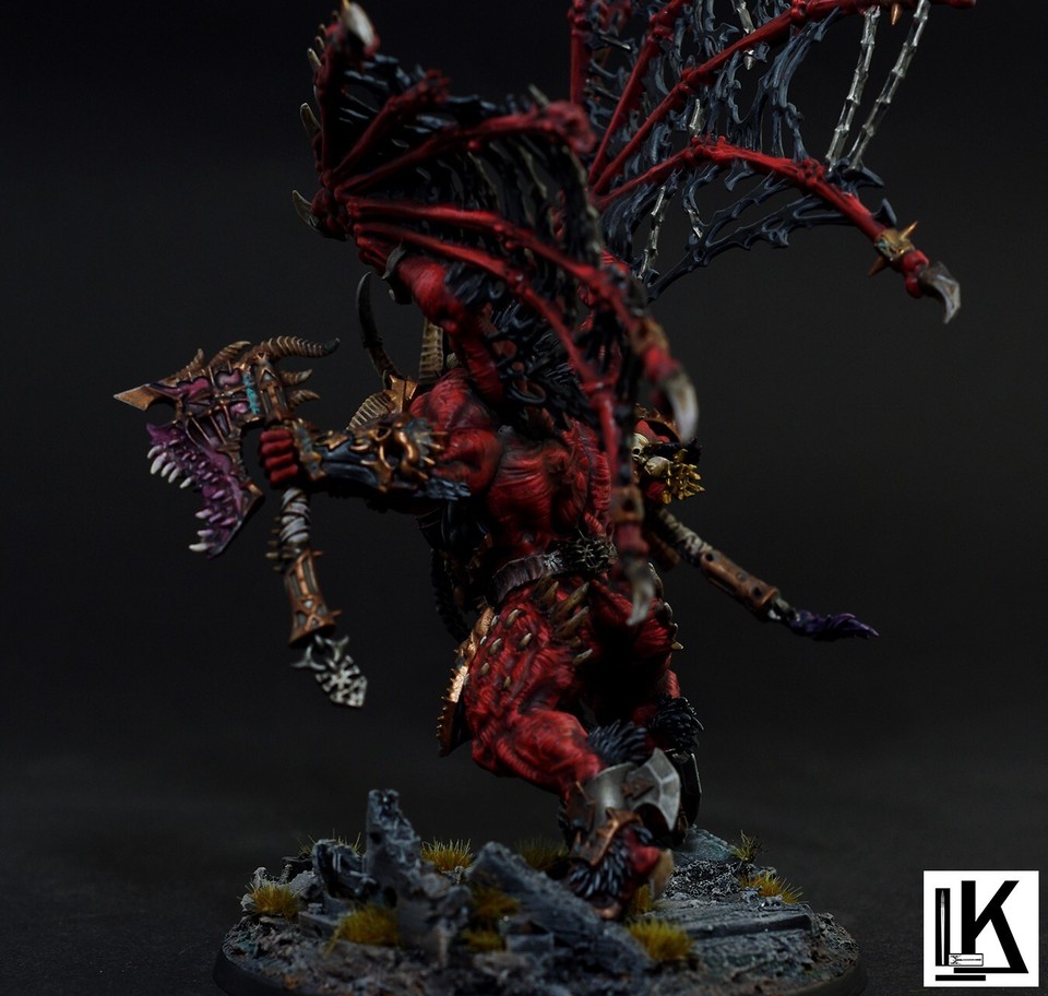 Skarbrand / Bloodthirster Pro Painted 40k World Eaters warhammer | eBay