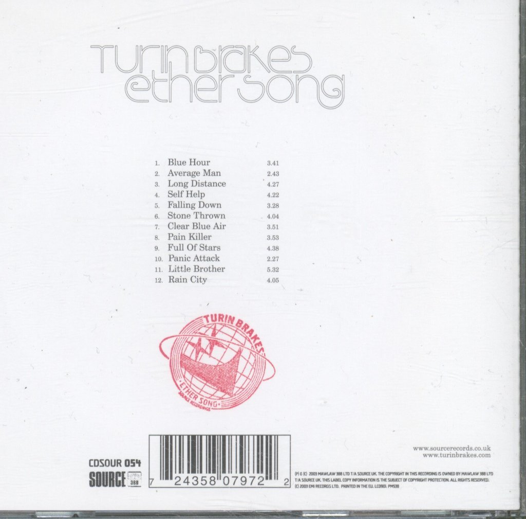 Turin Brakes - Ether Song (2003) for sale online | eBay