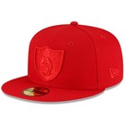 New Era Las Vegas Raiders Red 5950 Fitted Hat NFL Color Pack Scarlet ...