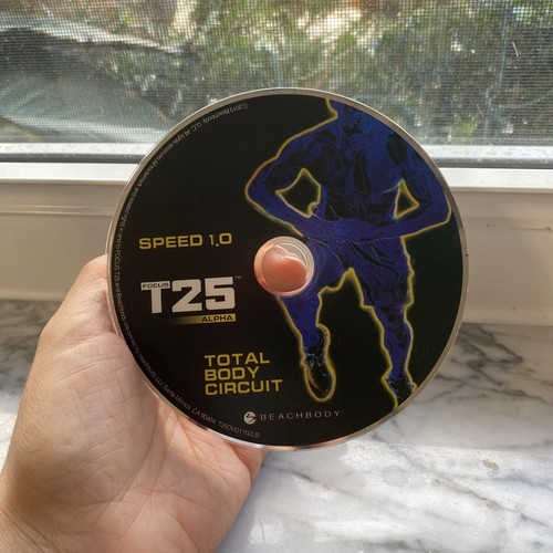 SPEED 1.0 TOTAL BODY CIRCUIT Focus T25 Alpha Replacement Beachbody DVD ...