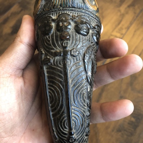 18th Century Antique Tibetan Tantric Instrument Makara Tungwa Ritual ...