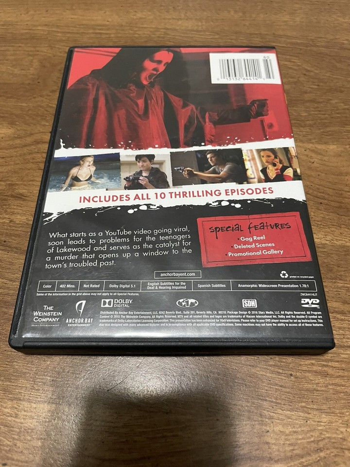 Scream The TV Series Season 1 DVD 2016 3-Disc Set Like New RARE | eBay