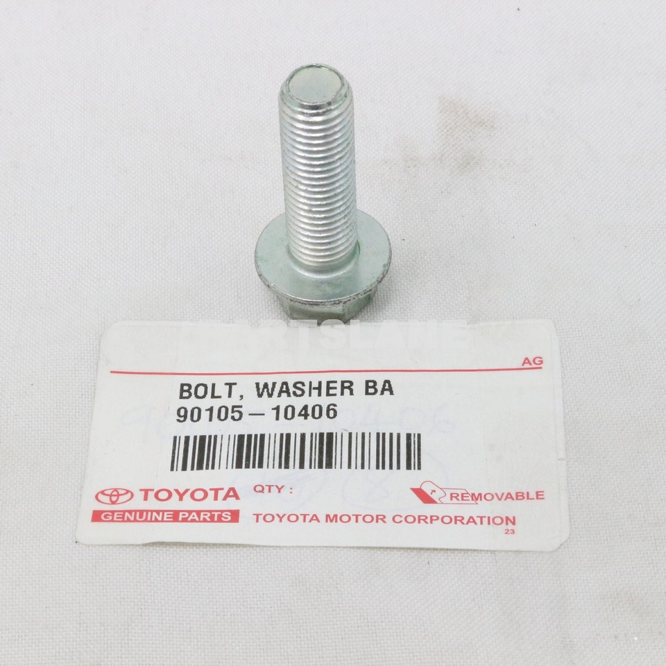 Toyota 90105-10406 OEM Genuine Bolt FOR FRONT LOWER BALL JOINT RH/LH ...