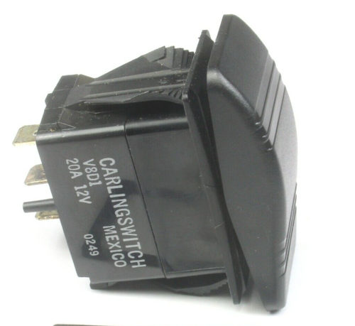 (3) Carling Technologies V8D1 20a 12v Rocker Switch NOS for sale online ...