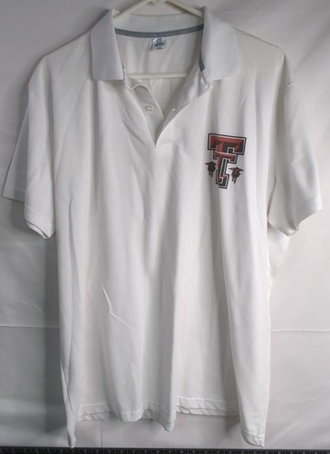Texas Tech Polo Shirt Mens XXL 2XL White | eBay