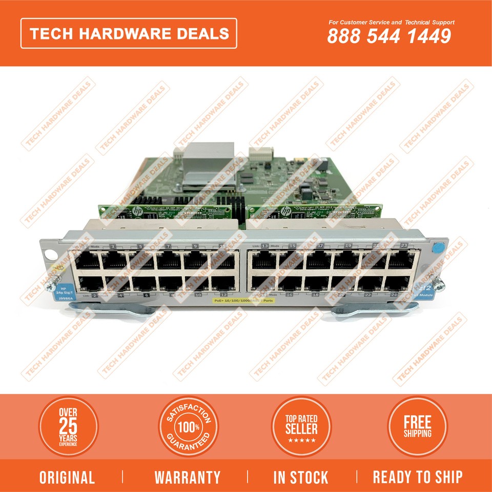 J9986A Qty In Stock! HP 24p 10/100/1000BASE-T PoE+ v3 zl2 Module | eBay