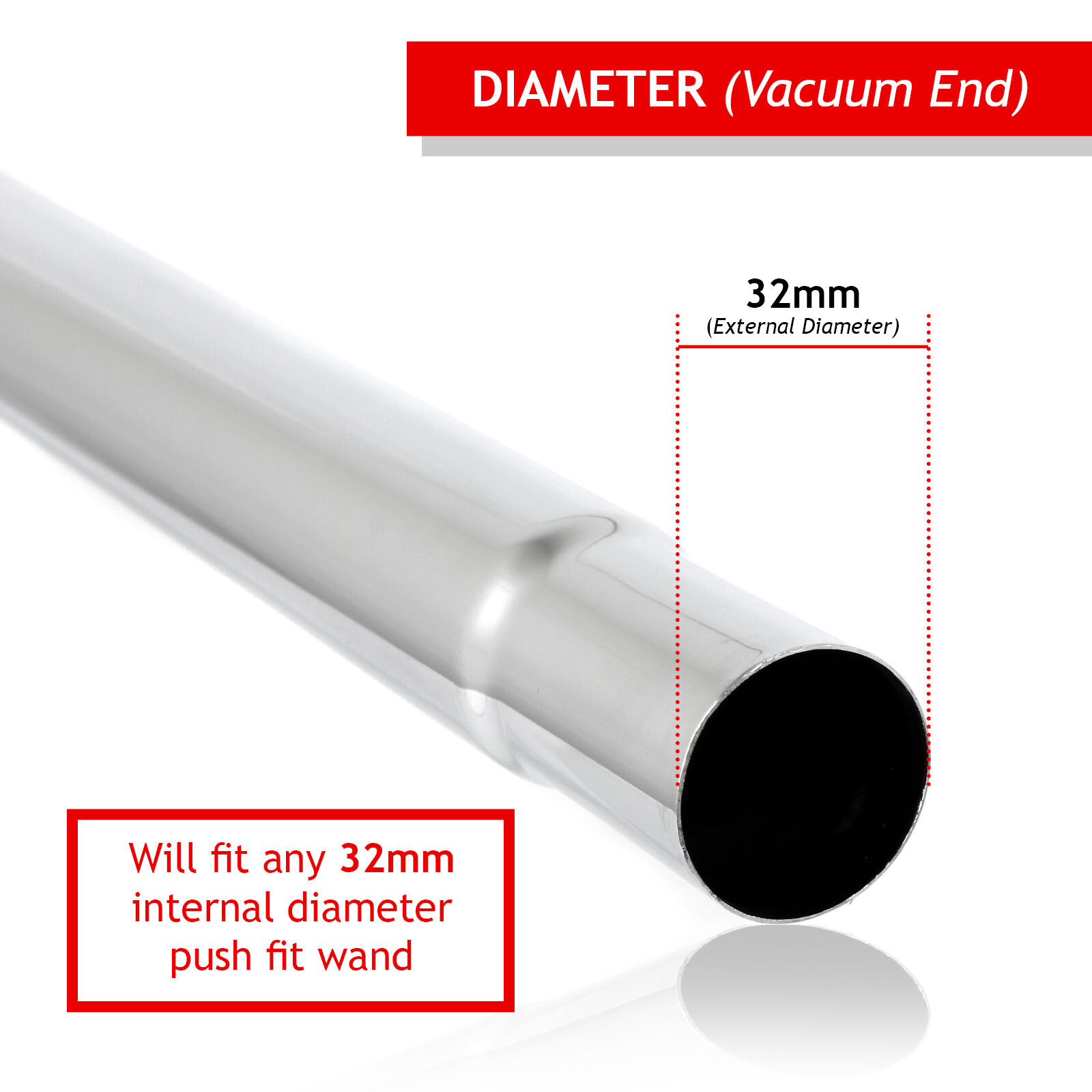 Extension Rod for VACMASTER D 10 WD 10 20V MAX Vacuum Telescopic Tube ...
