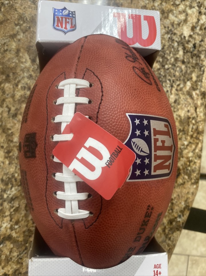 WILSON “THE DUKE” FOOTBALL OFFICIAL NFL GAME BALL MADE IN USA BRAND NEW ...