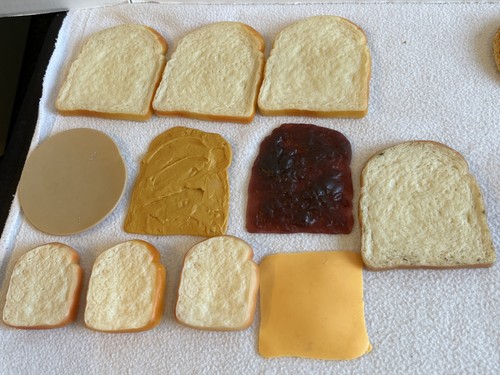 Huge Lot VTG Fake Pretend Food Realistic Play Prop Toy Kitchen Rubber ...