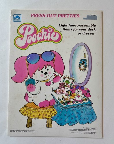 Poochie Press Out Pretties Paper Doll Golden Book Mattel 1983 | eBay