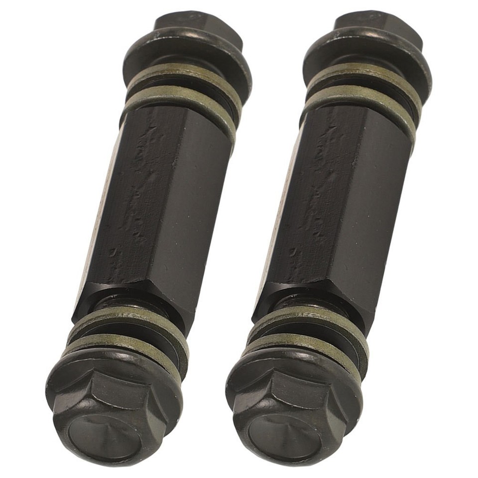 2 Pcs Front Brake Hose Extension Fittings Motorcycle Line Connector ...