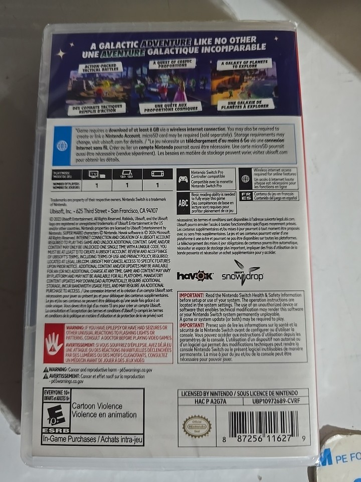 NEW IN WRAP Mario + Rabbids Sparks of Hope code-in-box - Nintendo Switch 887256116279| eBay