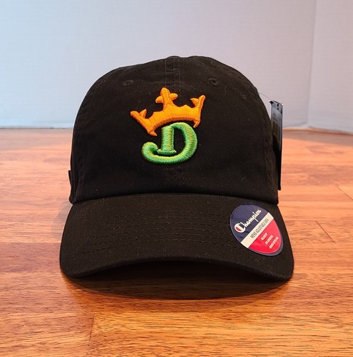 New! Champion Brand DraftKings 3D Embroidered Logo Cap Hat Black Sport ...