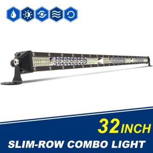 Ultra-thin LED Light Bar 32Inch 31" 780W Slim Spot Flood Driving Lamp ...