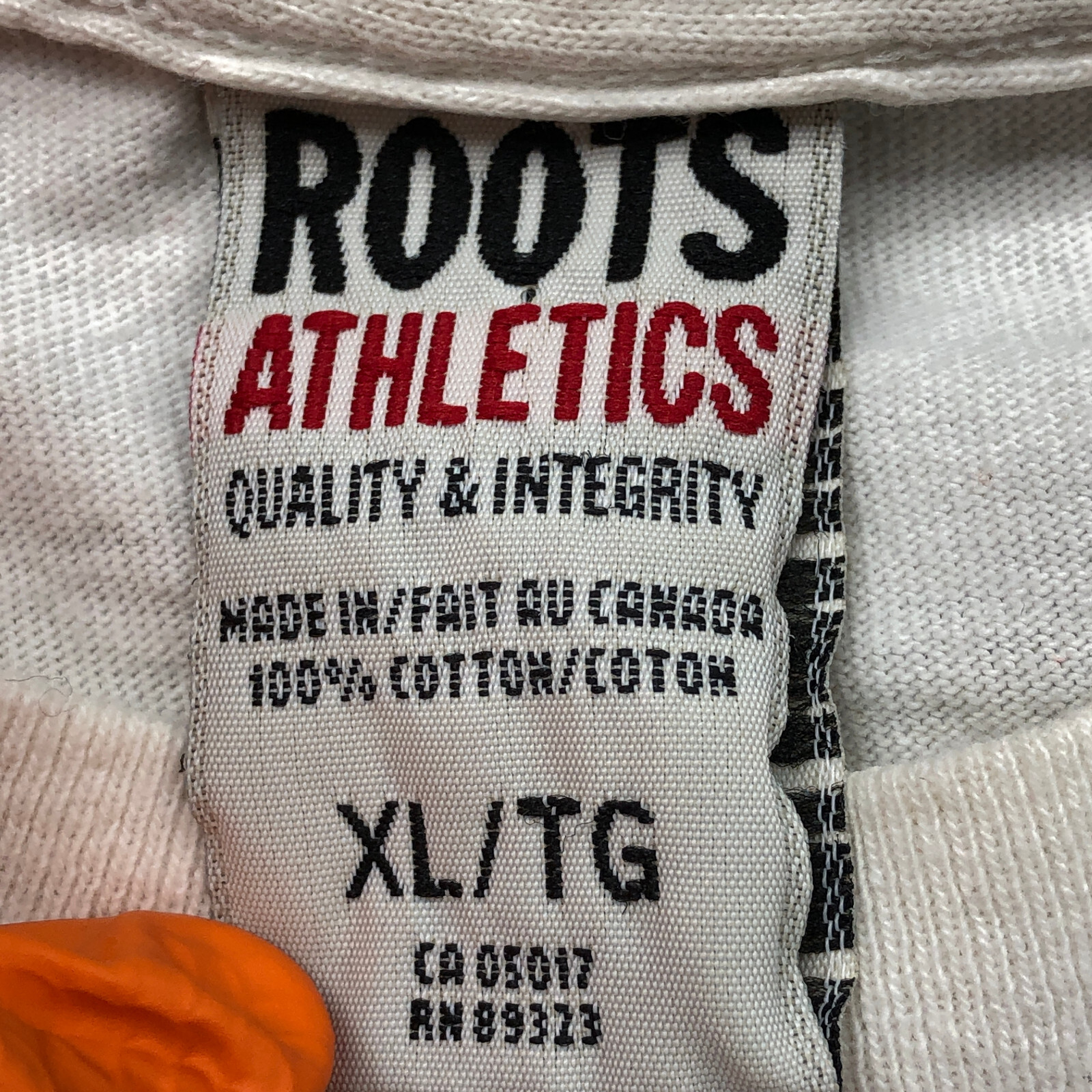 Vintage Roots Athletics white Rootsathletics Short Sl… - Gem