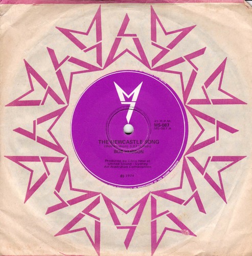 BOB HUDSON Newcastle Song / Ventriloquist Song 45 [Rare 'B' Side ...