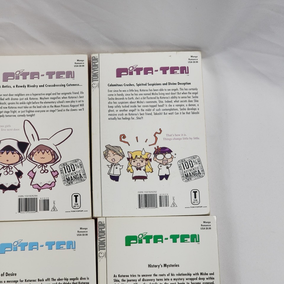 Pita-Ten by Koge-Donbo, COMPLETE Manga Vols 1-8 & Fan Books 1-3, RARE ...
