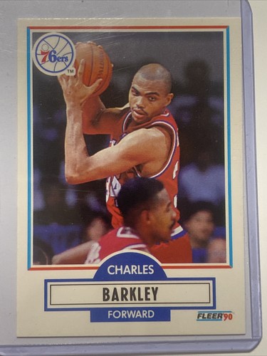 1990 Fleer Charles Barkley #139 Philadelphia 76ers Basketball Error ...