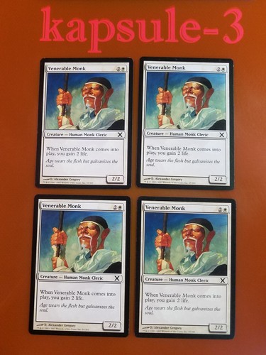 4x Venerable Monk | 10th Edition | MTG Magic Cards | eBay