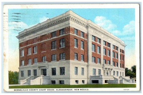 1926 Bernalillo County Court House Building Albuquerque New Mexico NM ...