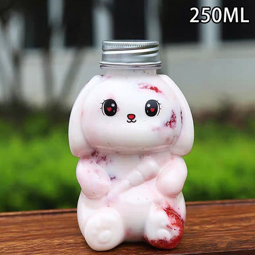 Kawaii Rabbit Bottles For Milk Tea Coffee Juice Portable Drinking Cup ...