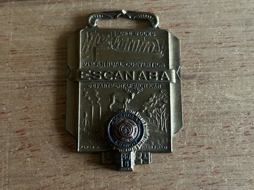 Broken Escanaba Michigan Watch FOB 1939 American Legion Greenduck ...