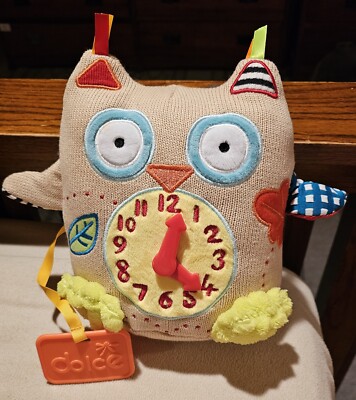 Dolce My First Owl Clock Interactive Stuffed Animal Plush Toy | eBay