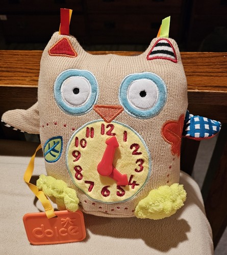 Dolce My First Owl Clock Interactive Stuffed Animal Plush Toy | eBay