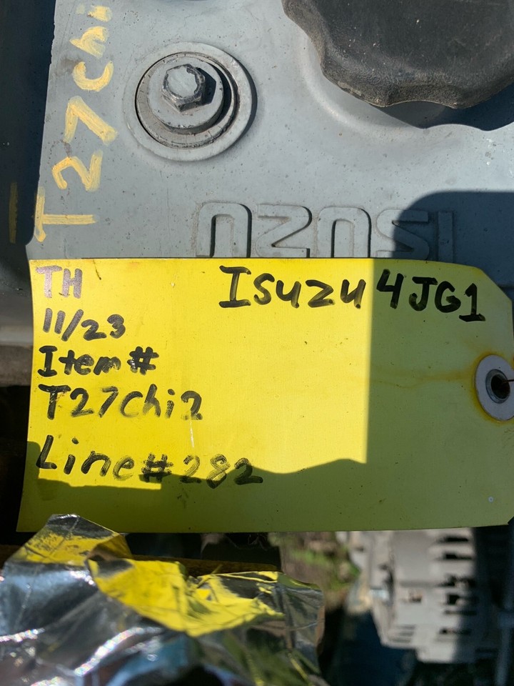 Isuzu 4JG1 4 cylinder turbo diesel engine | eBay
